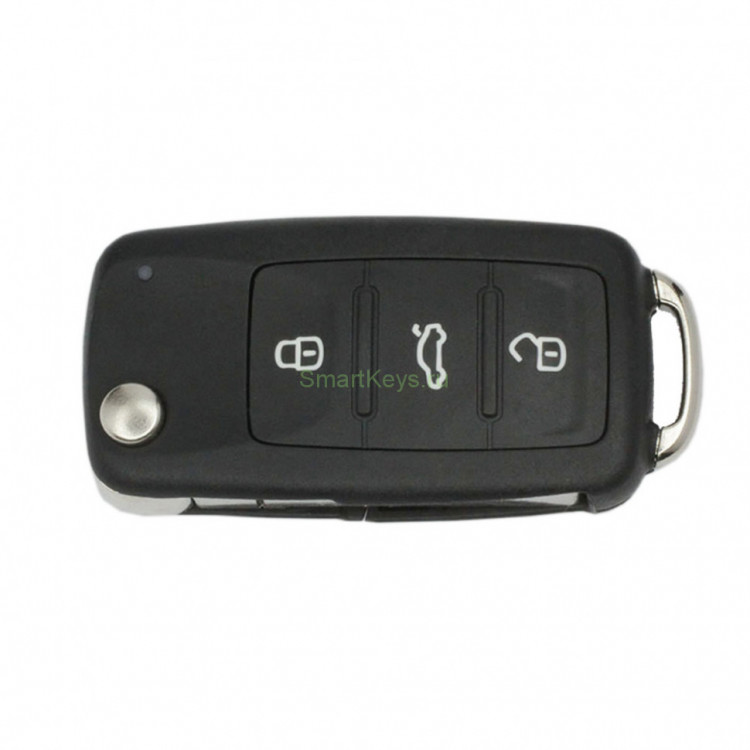 Ключ Skoda Fabia Octavia выкидной три кнопки, 3T0 837 202C